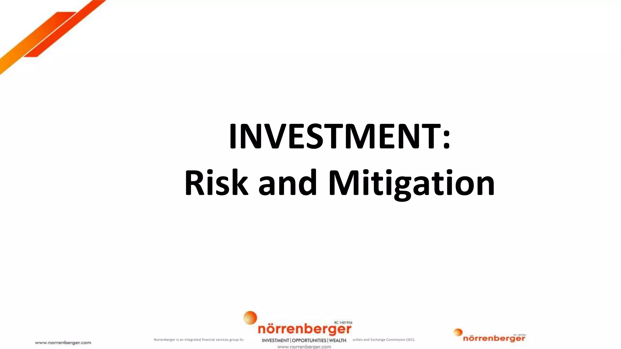 Investment: Risk and Mitigation | PPTX