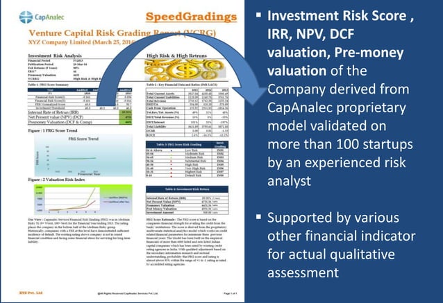 Investment Risk Grading Report | PPT
