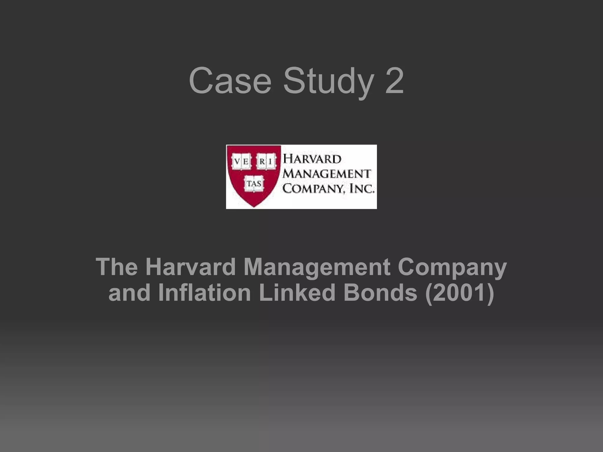 Harvard Management Company Investment Analysis | PPT