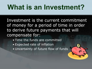 Investment Settings | PPT