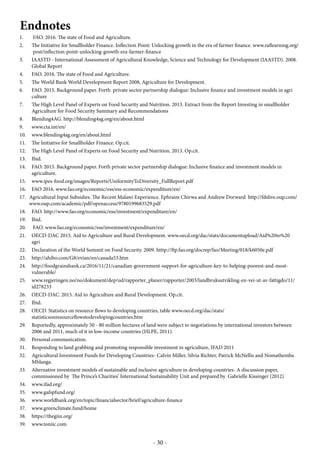 Investments in small scale sustainable agriculture | PDF