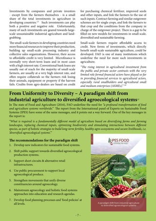 Investments in small scale sustainable agriculture | PDF