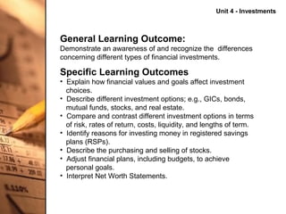 Investments Notes | PPT