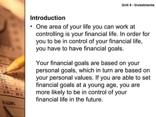 Investments Notes | PPT