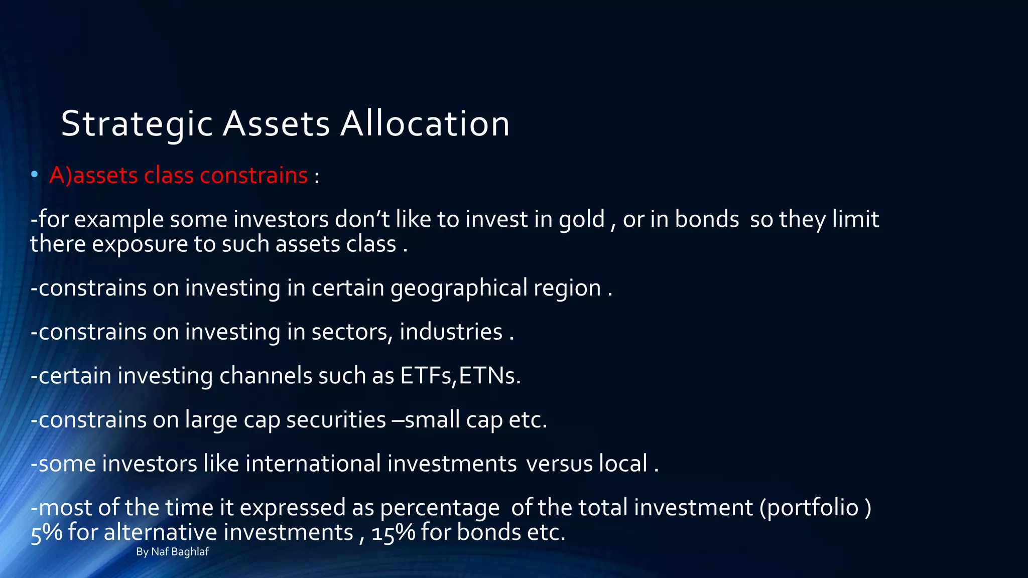 Investment strategy and tactics | PDF | Stocks and Bonds | Personal Investing