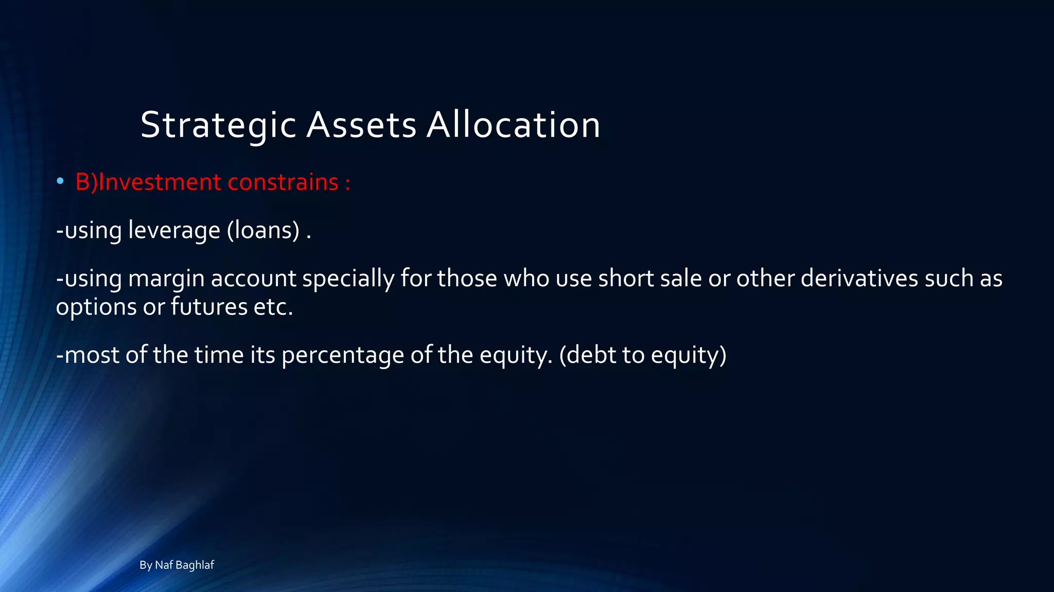 Investment strategy and tactics | PDF