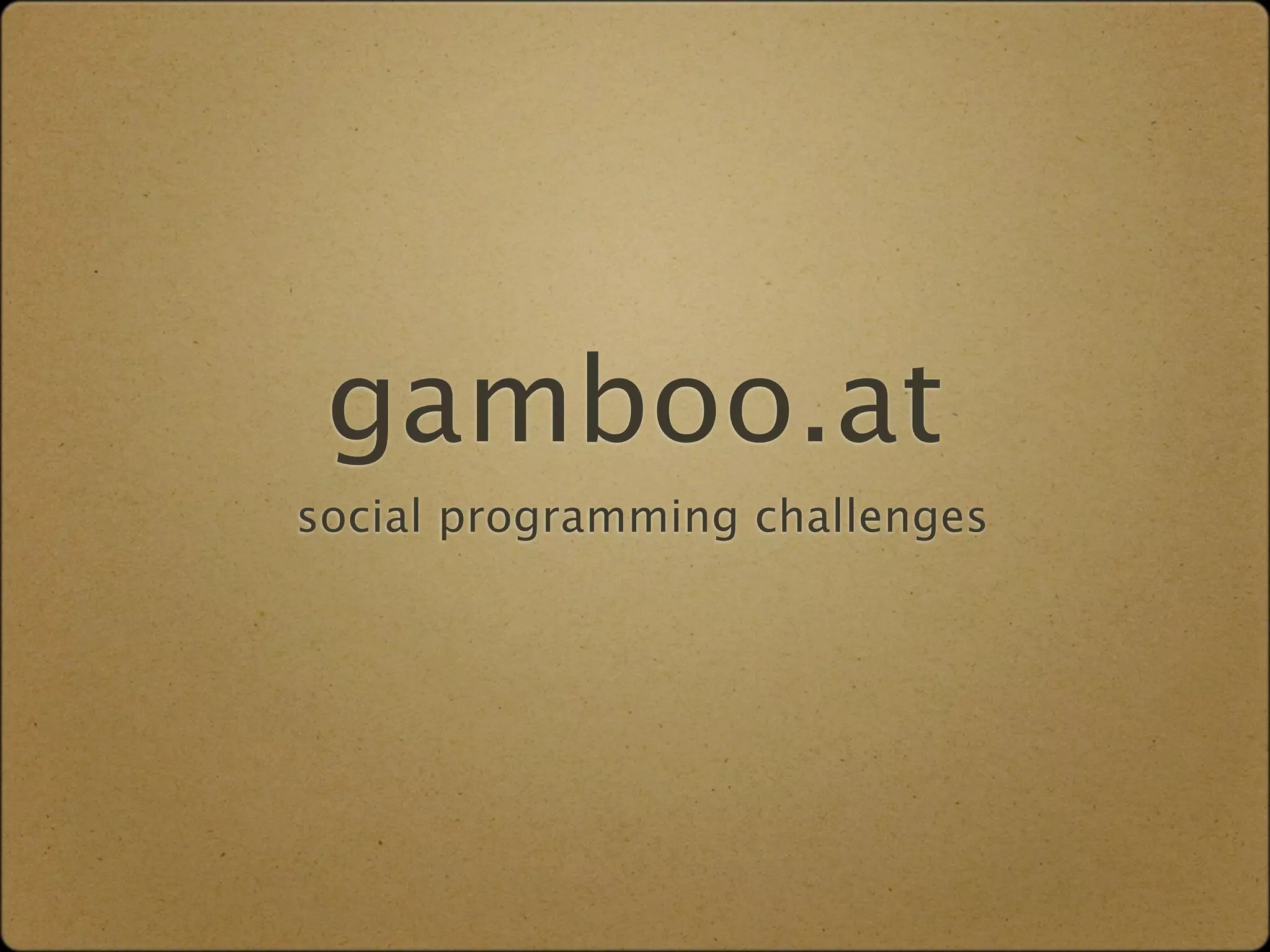 Gamboo | KEY