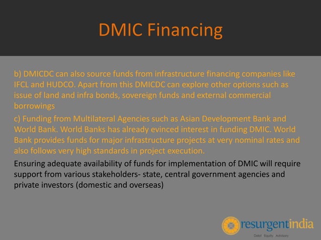 DMIC Summit - Financing - Part - 4 | PPTX