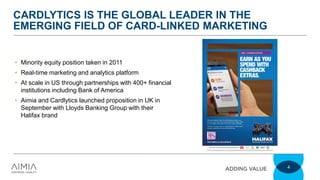 Investor Day 2013 (London, UK): Cardlytics at the Halifax | PPT