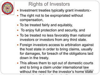 Investor State Dispute Settlement Mechanisms (ISDS) | PPTX