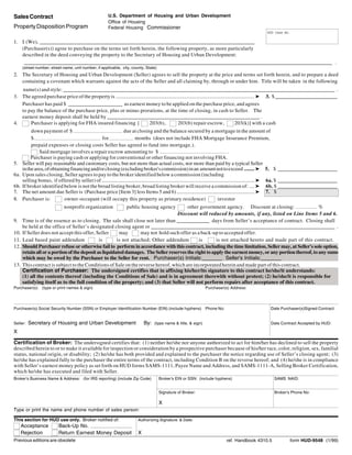 Investor Bid Package for HUD Homes | PDF