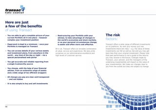 Transact Investor brochure | PDF