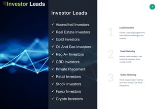 Investor leads | PDF