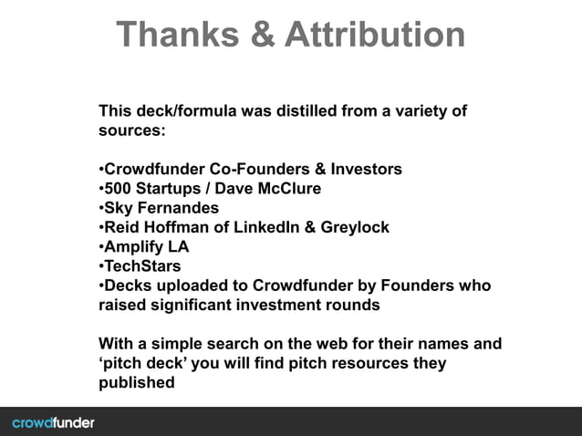 Investor Pitch Deck Template Ppt