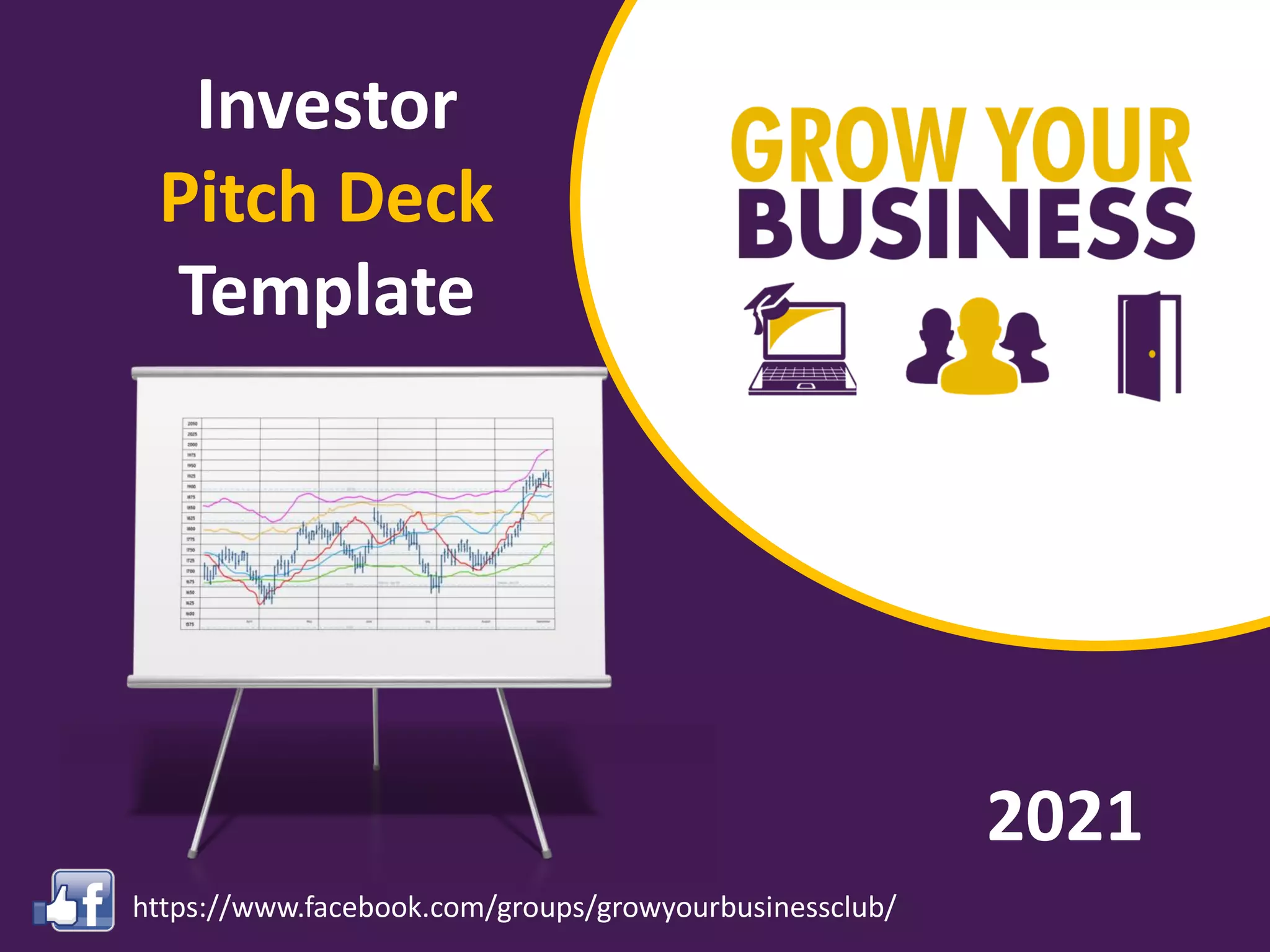 Investor Pitch Deck Template 2021 | How to get investment | PPT
