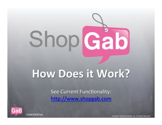 Investor pitch shop_gab_publish | PDF | Marketing and Advertising ...