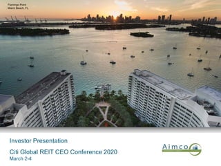 Aimco Investor Presentation March 2020 | PPT