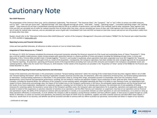 Investor presentation April 2020 | PPT