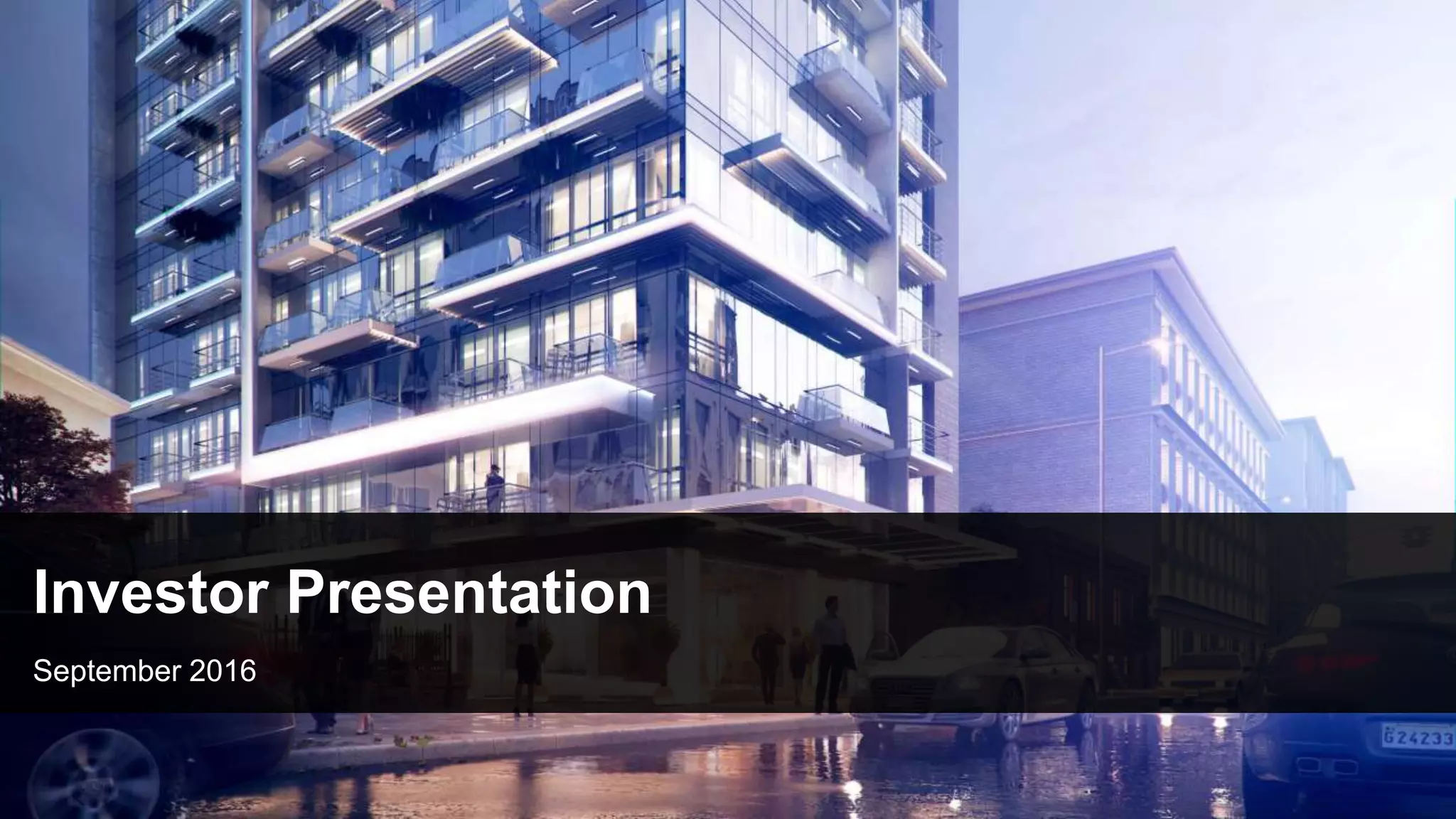 Investor Presentation | PPTX