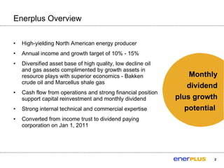 Enerplus 2011 Overview | PPT