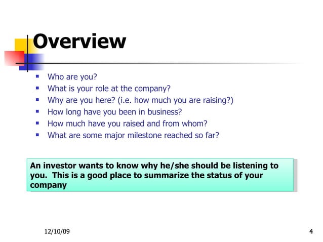 Investor Presentation Template | PPT