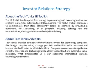 Investor Relations Toolkit | PPTX