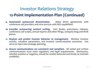 Investor Relations Toolkit | PPTX