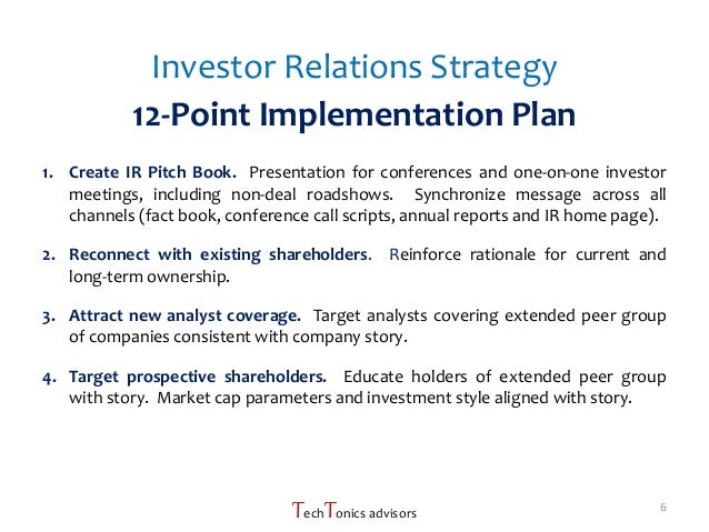 Investor Relations Toolkit