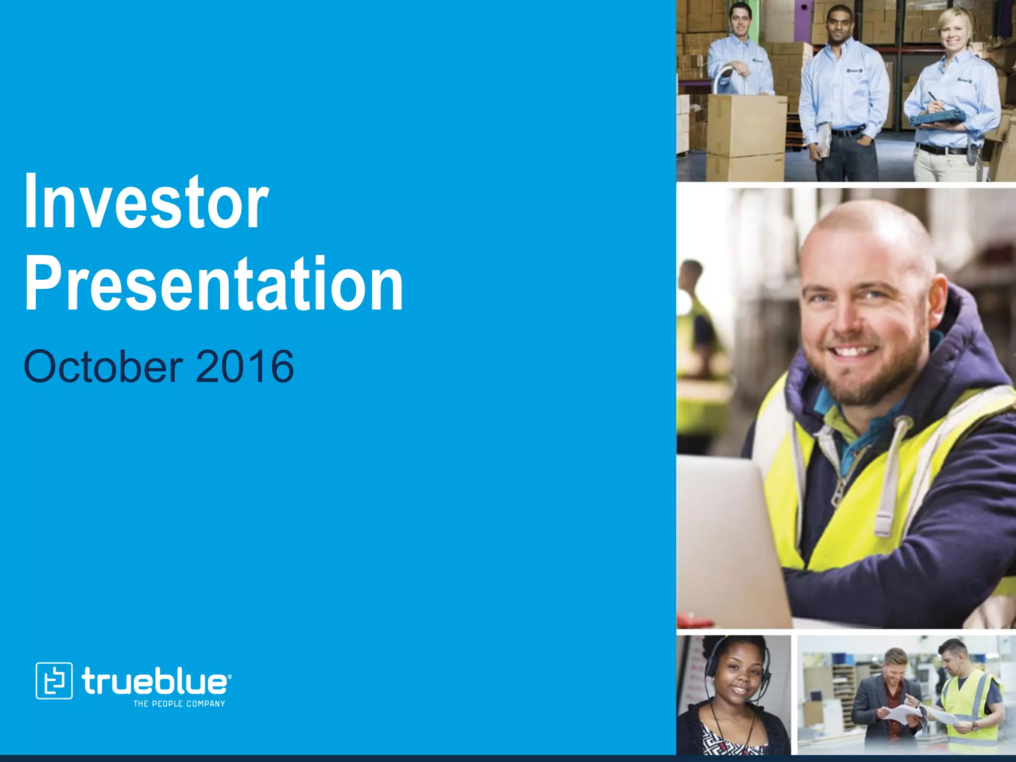 Investor roadshow presentation | PDF
