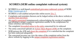 Investors Protection-Grievances and their Redressal for B.Com, M.Com