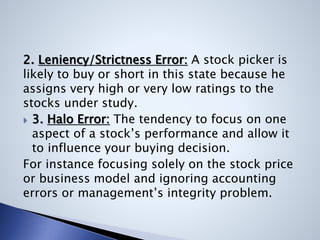 Investors buying behavior | PPT