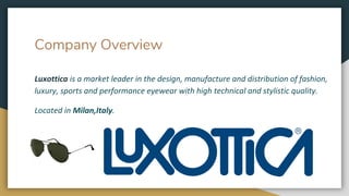 Investors relations in luxottica | PPT