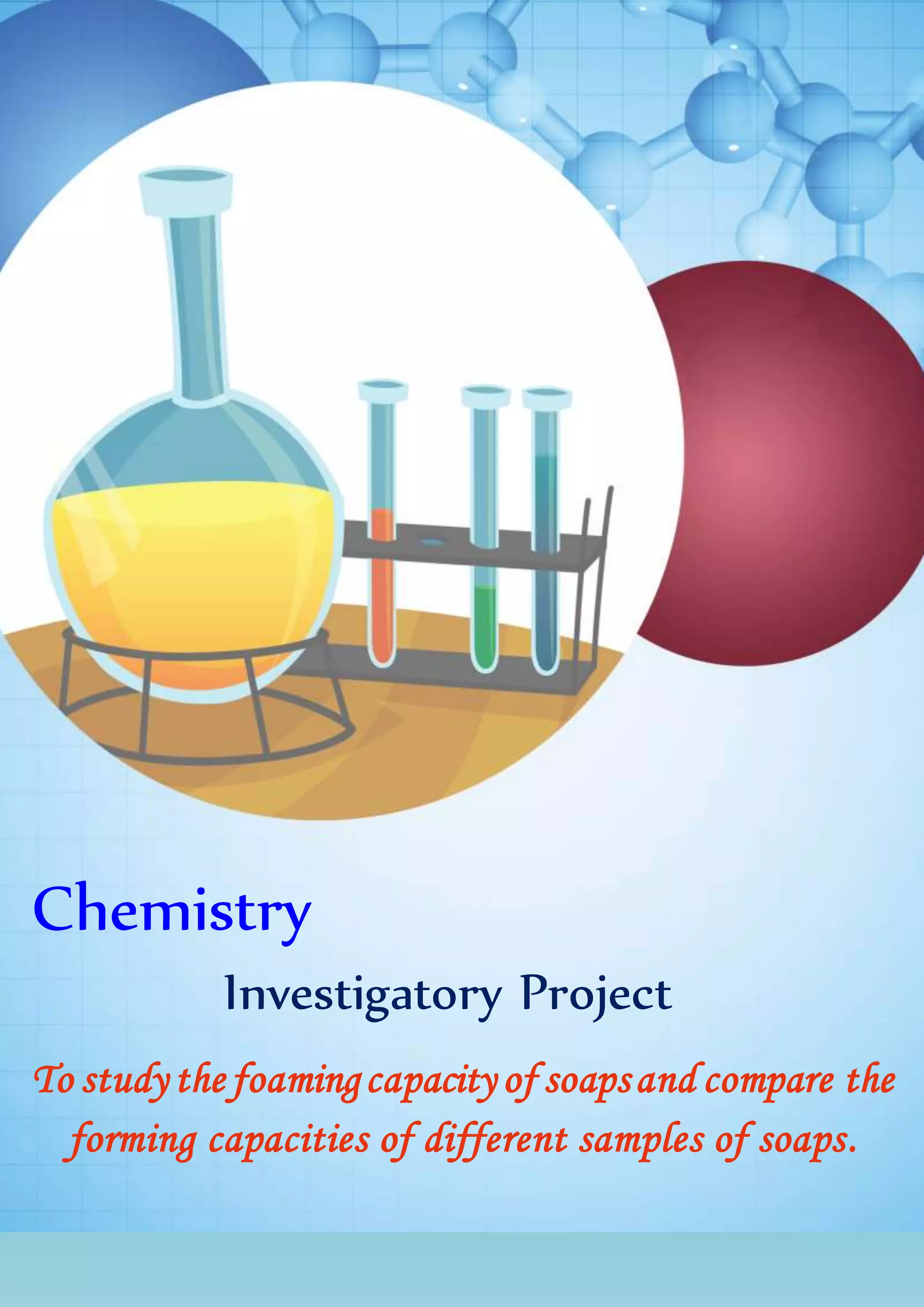 CBSE Investigatory Project Of Subject Chemistry- Class 11 | DOCX