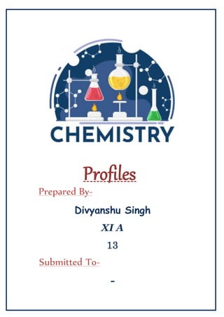 CBSE Investigatory Project Of Subject Chemistry- Class 11 | DOCX