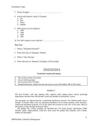 Invetory management | PDF