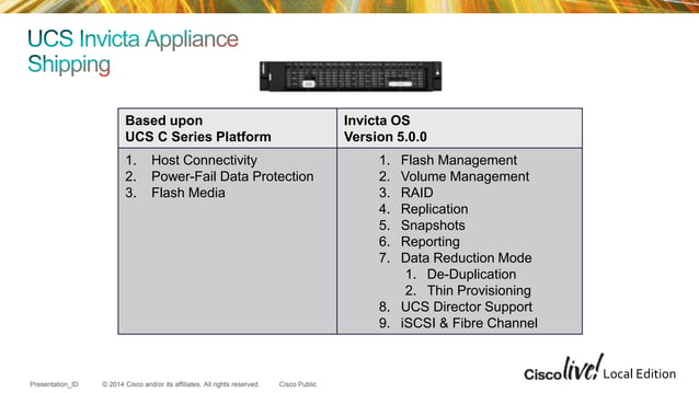 Cisco UCS Invicta accelerated storage | PPT