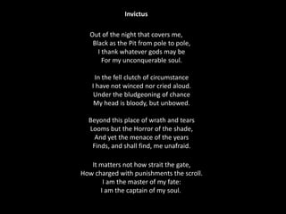 Invictus | PPTX