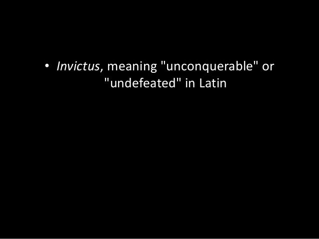Invictus