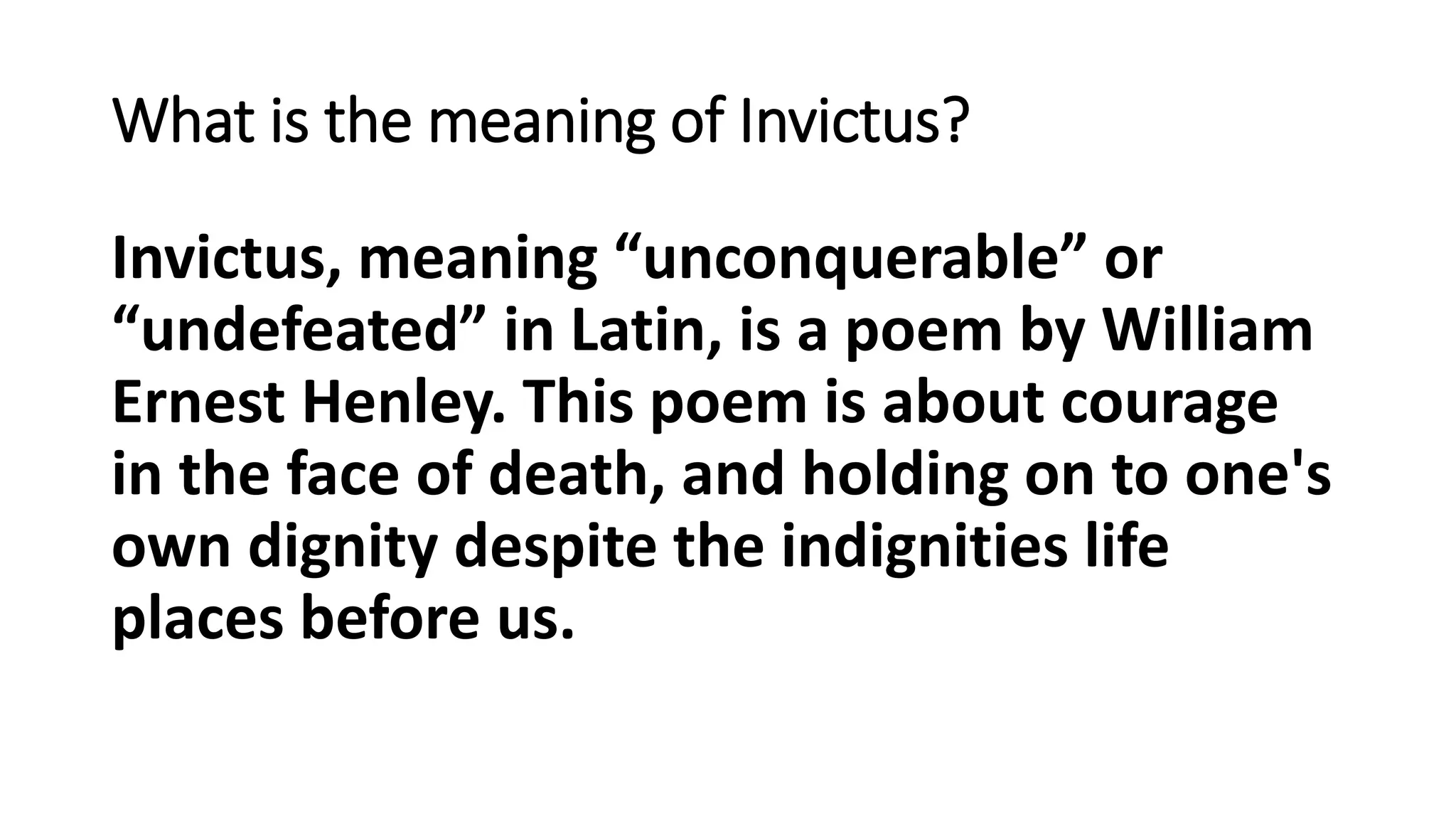 invictus.pdf | Poetry | Books and Literature