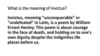invictus.pdf | Poetry | Books and Literature