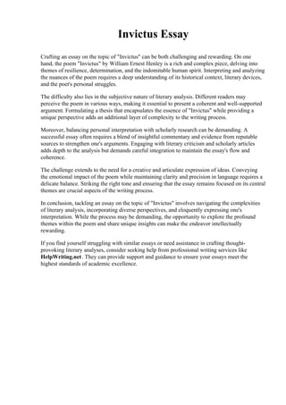 Invictus Essay.pdf