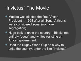 Invictuspoemandbg | PPT