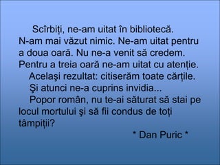 Invidia dan puric | PPT