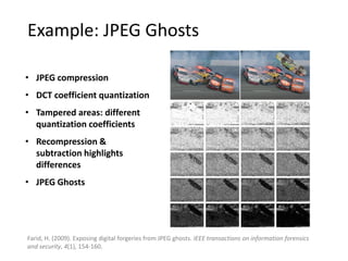 Presentation of the InVID technologies for image forensics analysis | PPT