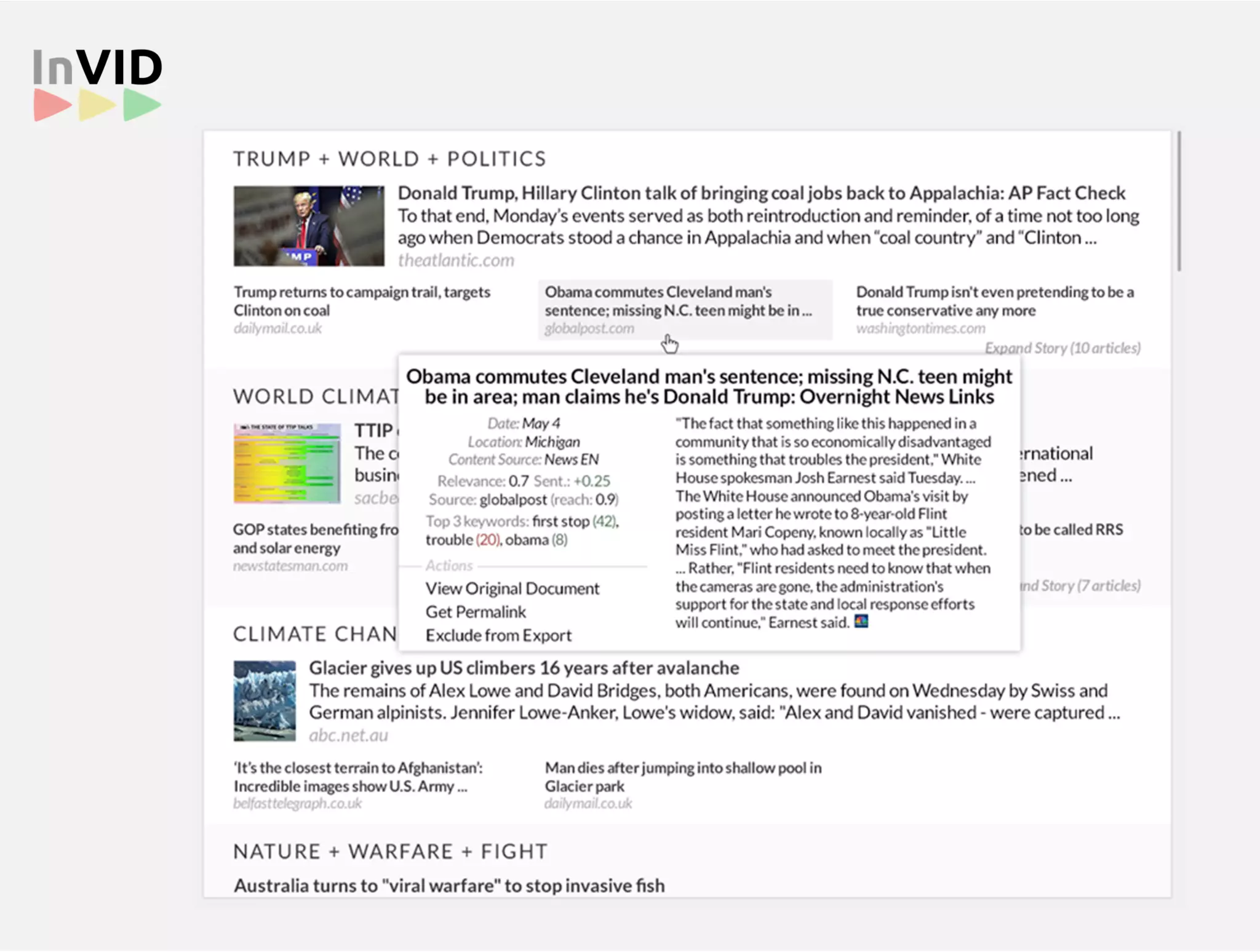 InVID platform presentation at SMVW16 | PPT