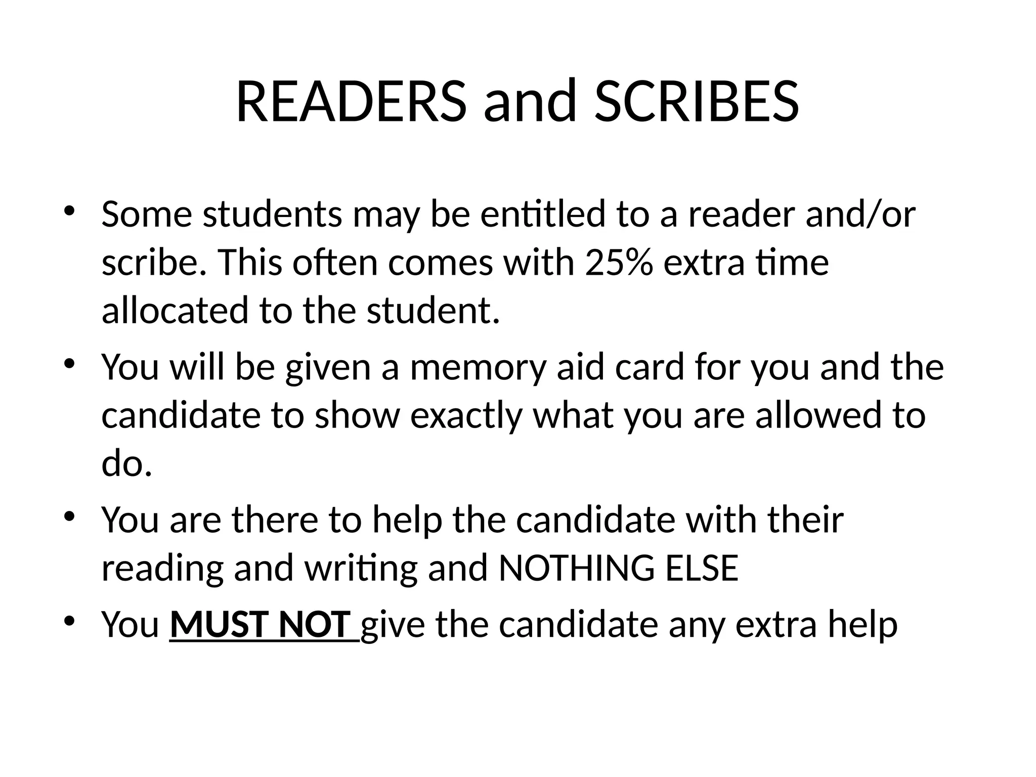 INVIGILATION TRAINING cannock, second pptx | PPTX