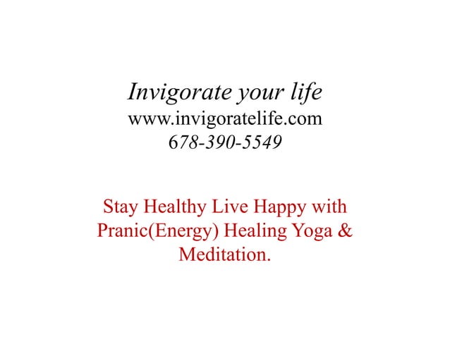 Invigorate Your Life Presentation | PPTX