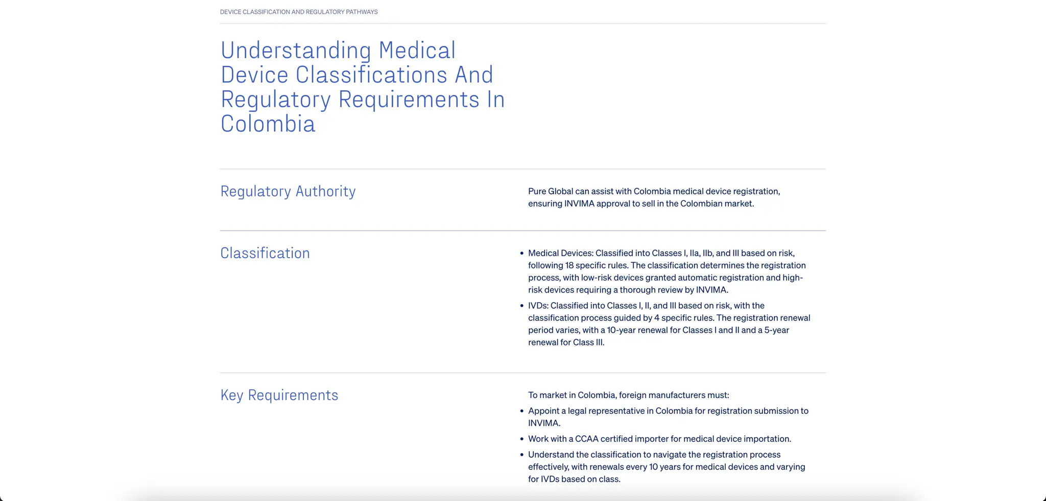 Invima Colombia Medical Device Registration | PDF