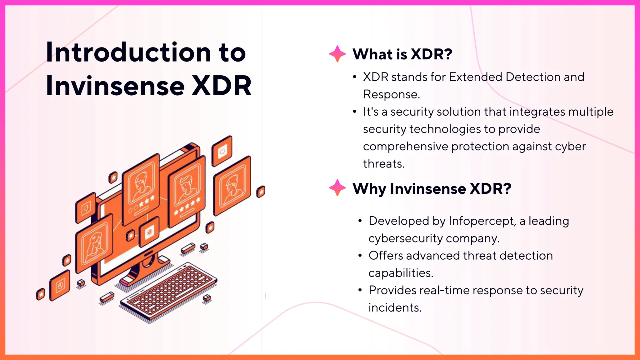 Invinsense XDR cybersecurity solutions by Infopercept | PPTX