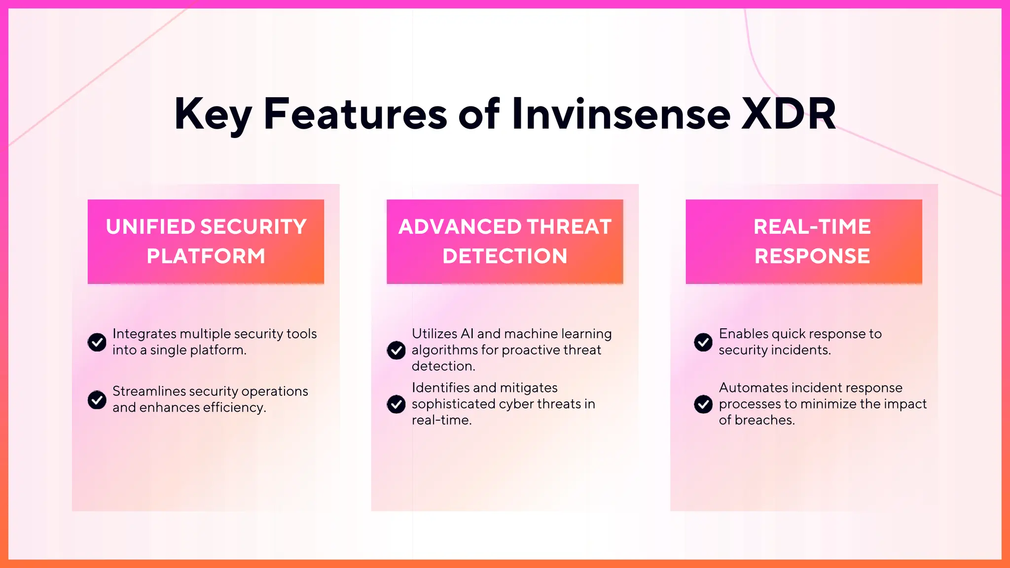 Invinsense XDR cybersecurity solutions by Infopercept | PPTX
